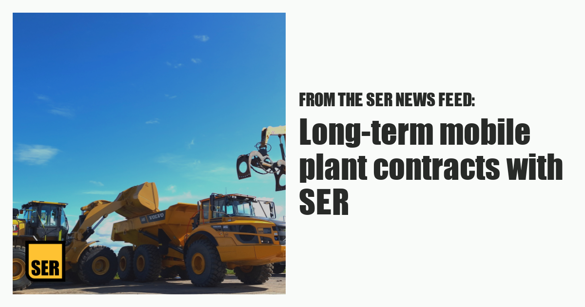 Long-term mobile plant contracts with SER