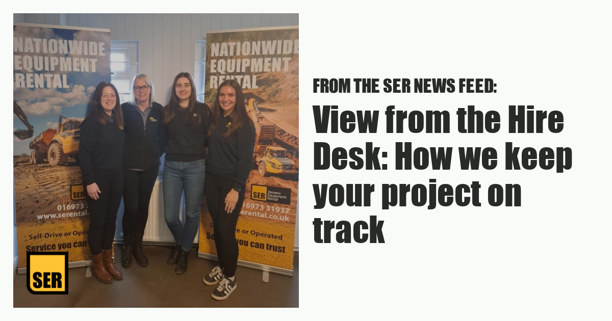 View from the Hire Desk: How we keep your project on track